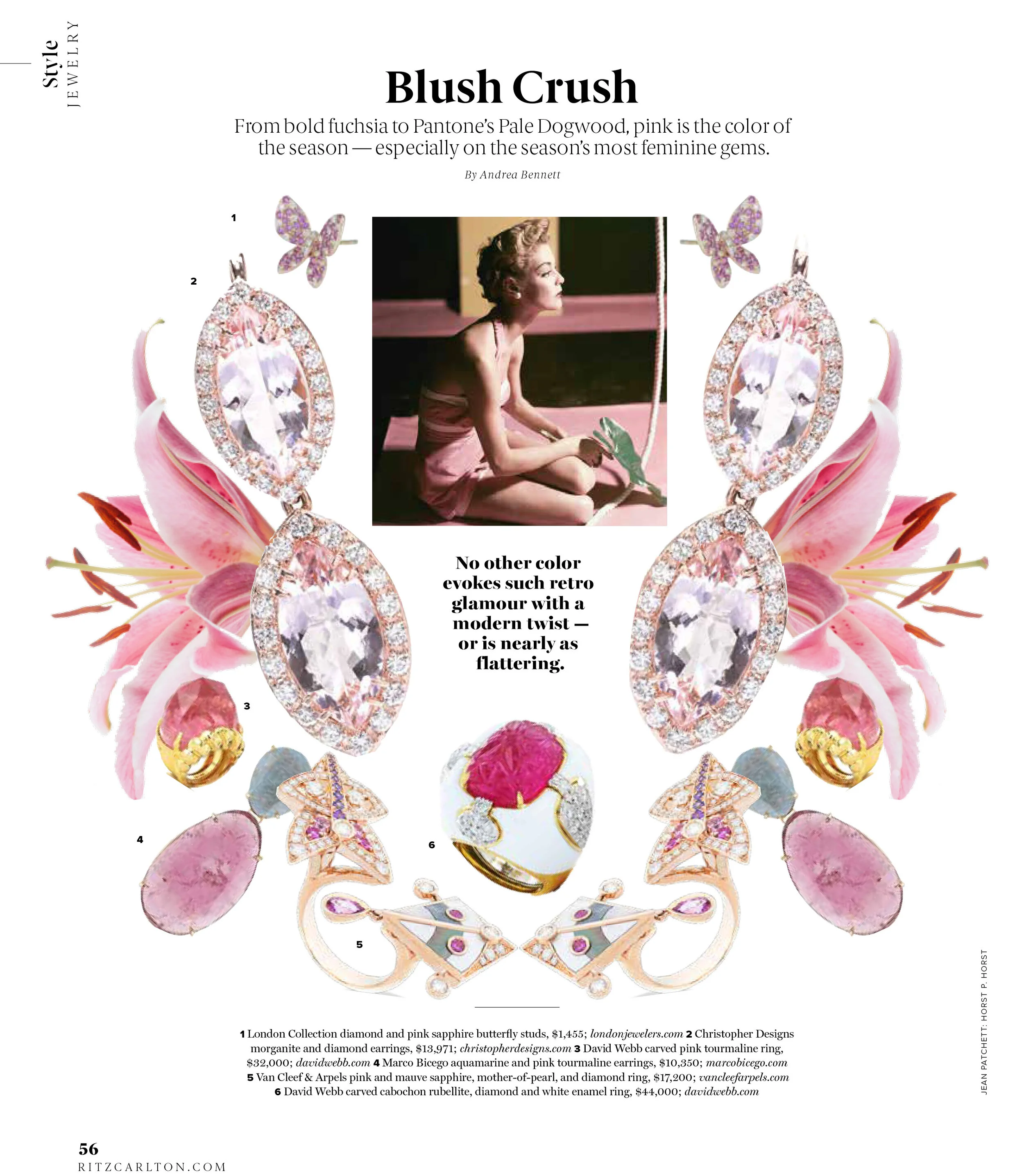 Ritz Carlon Magazine- Front of Book — CHRISTINE BOWER-WRIGHT