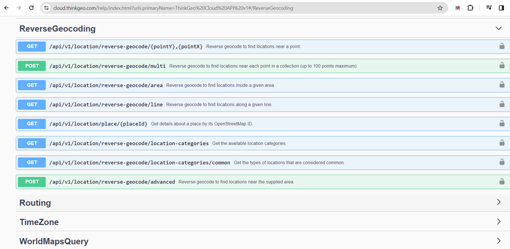 ThinkGeo Cloud REST API — ThinkGeo, GIS Mapping Made Easy