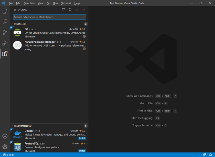 Display Maps in .NET 5 WPF Using VS Code — ThinkGeo, GIS Mapping Made Easy