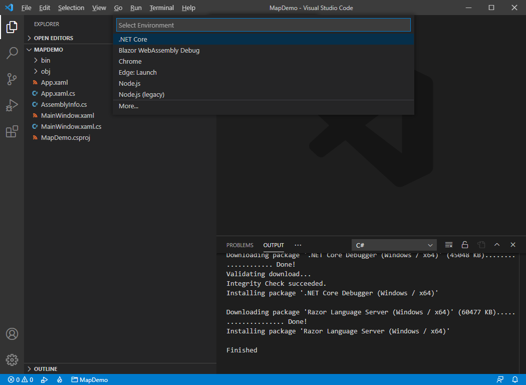 Display Maps In Net 5 Wpf Using Vs Code — Thinkgeo Gis Mapping Made Easy