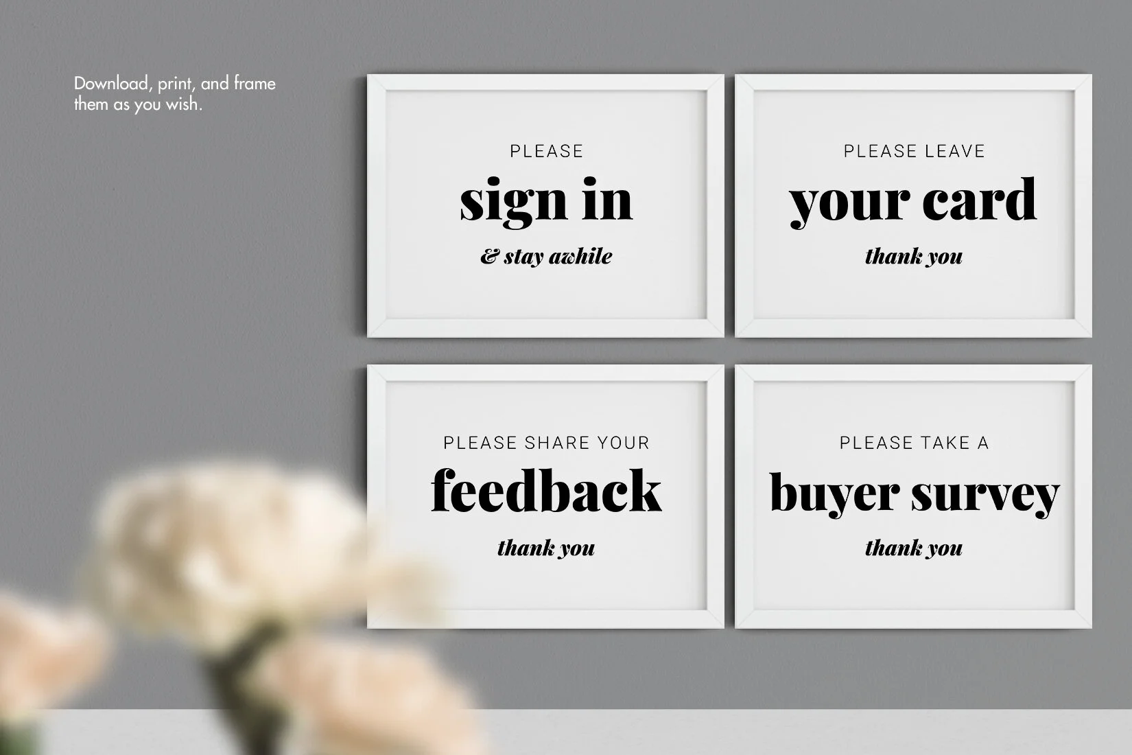 Real Estate Open House Welcome Sign, Open House Table Signs, Open House ...