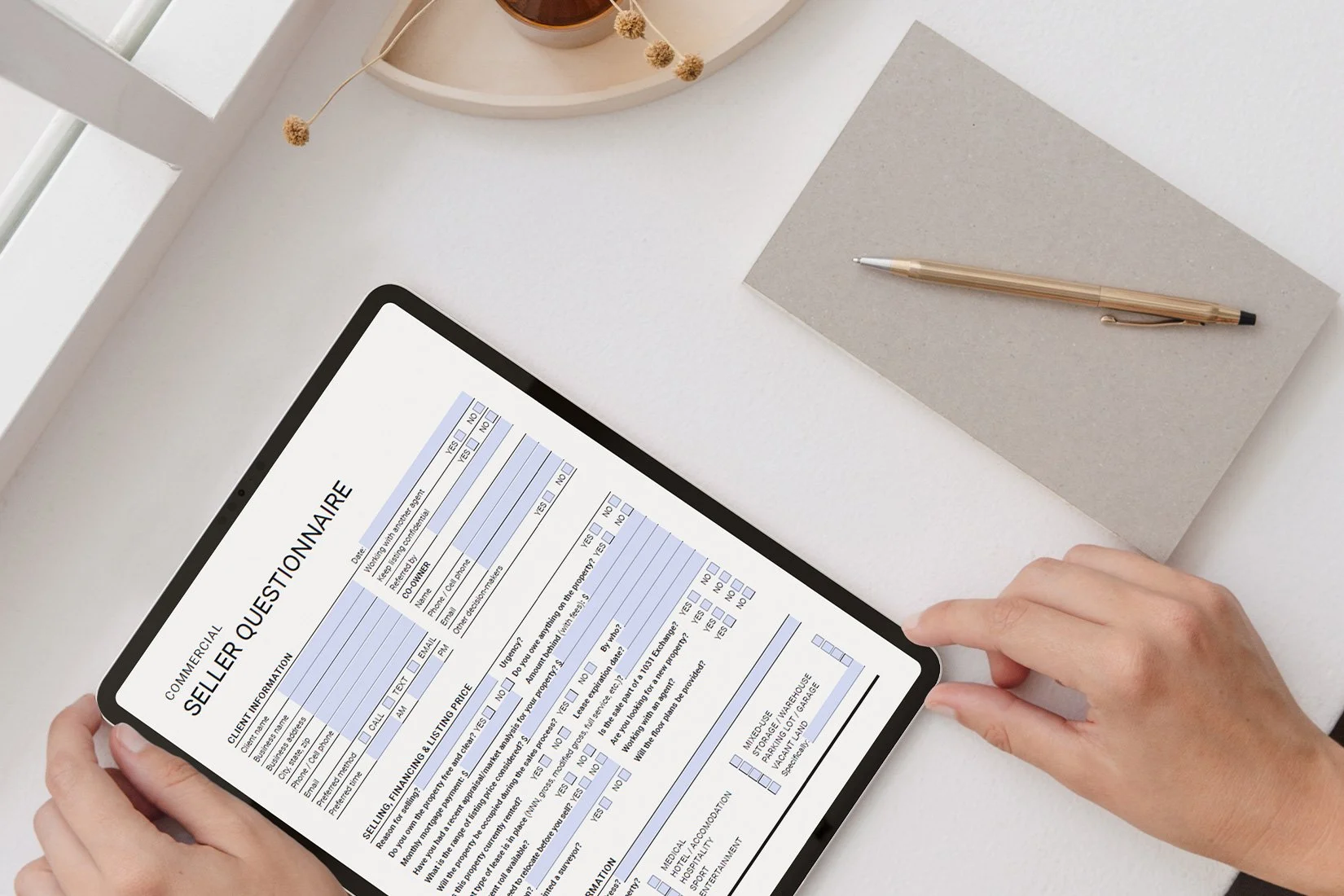 Commercial Real Estate Buyer and Seller Questionnaires Bundle ...