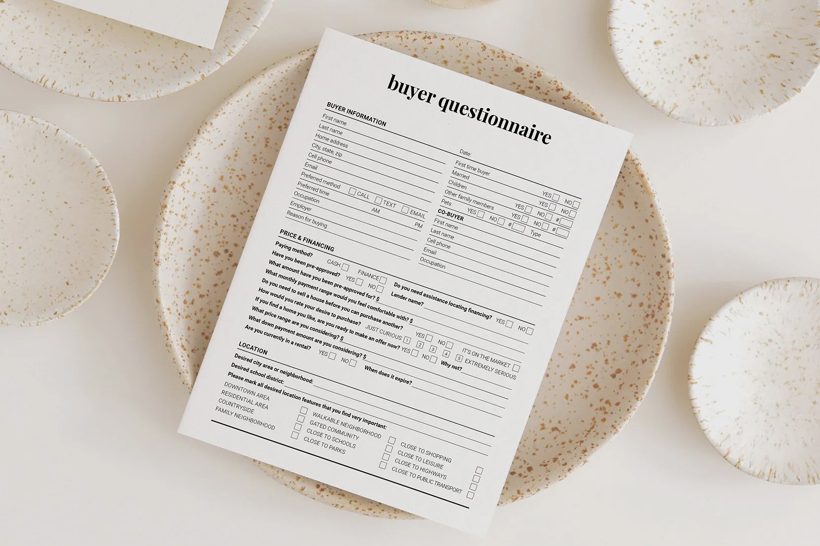 Real Estate Client Forms Bundle, Canva templates, Realtor ...