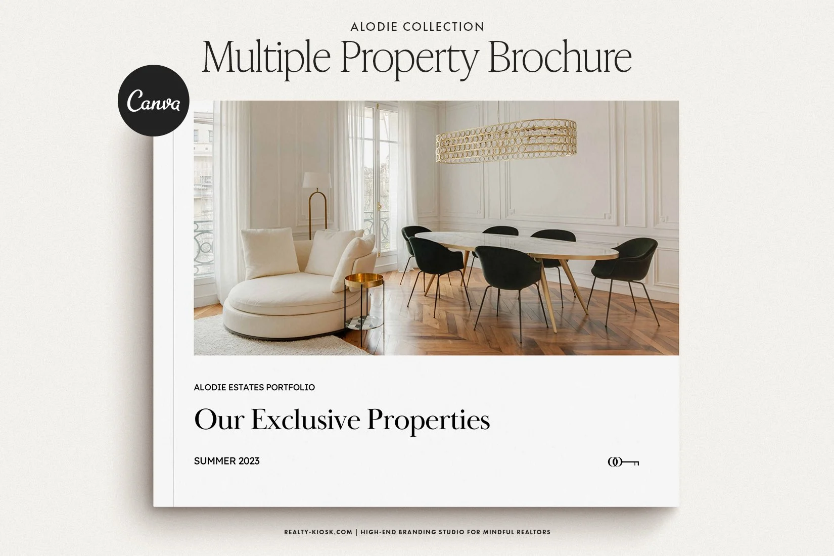 Luxury Multiple Listing Brochure, Real Estate Brochure Template ...