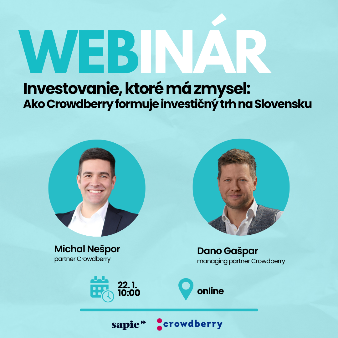 Webinár: Investovanie, ktoré má zmysel - ako Crowdberry formuje ...
