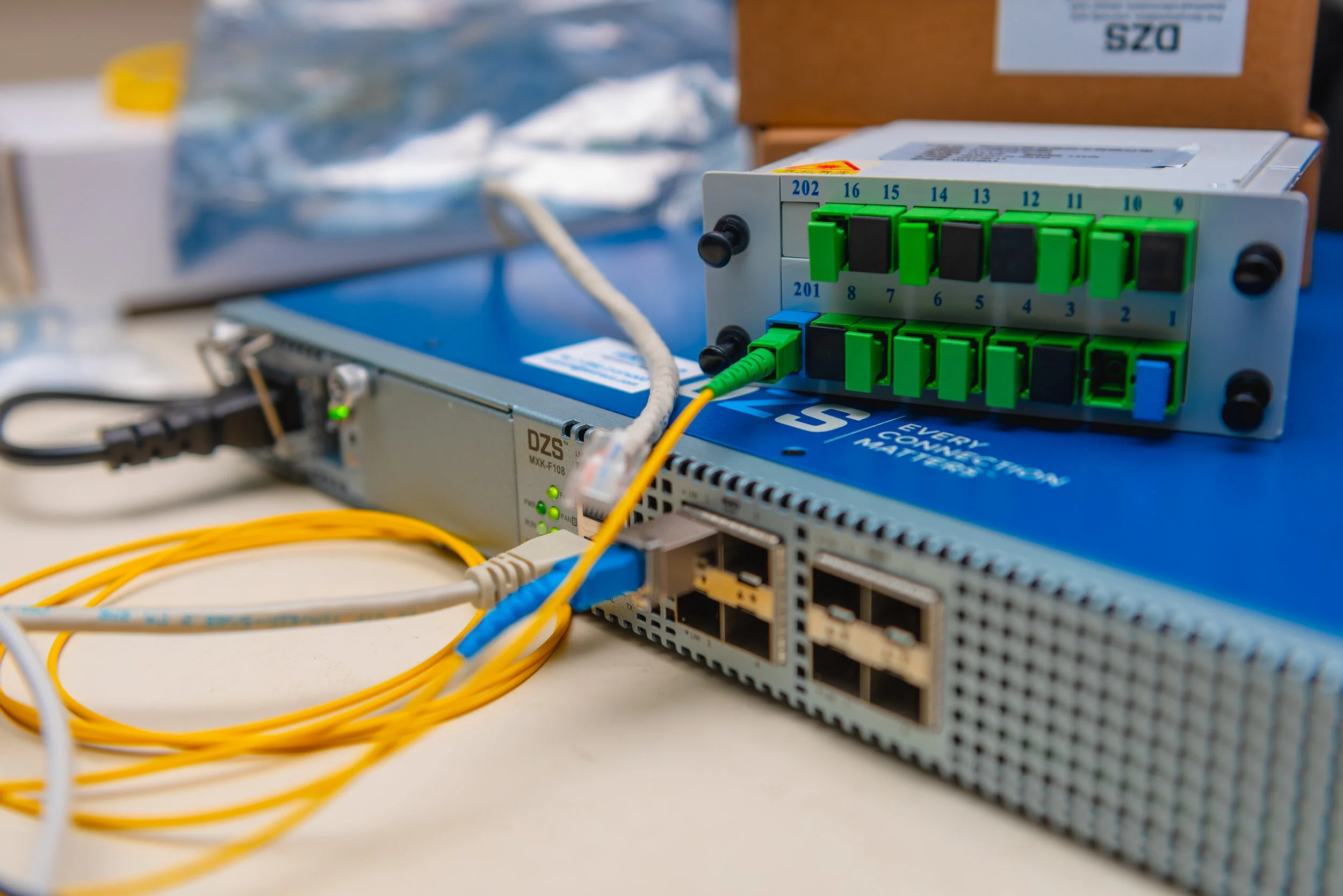 AX The Palace Hotel - Installation of a Fibre Optic network using ...