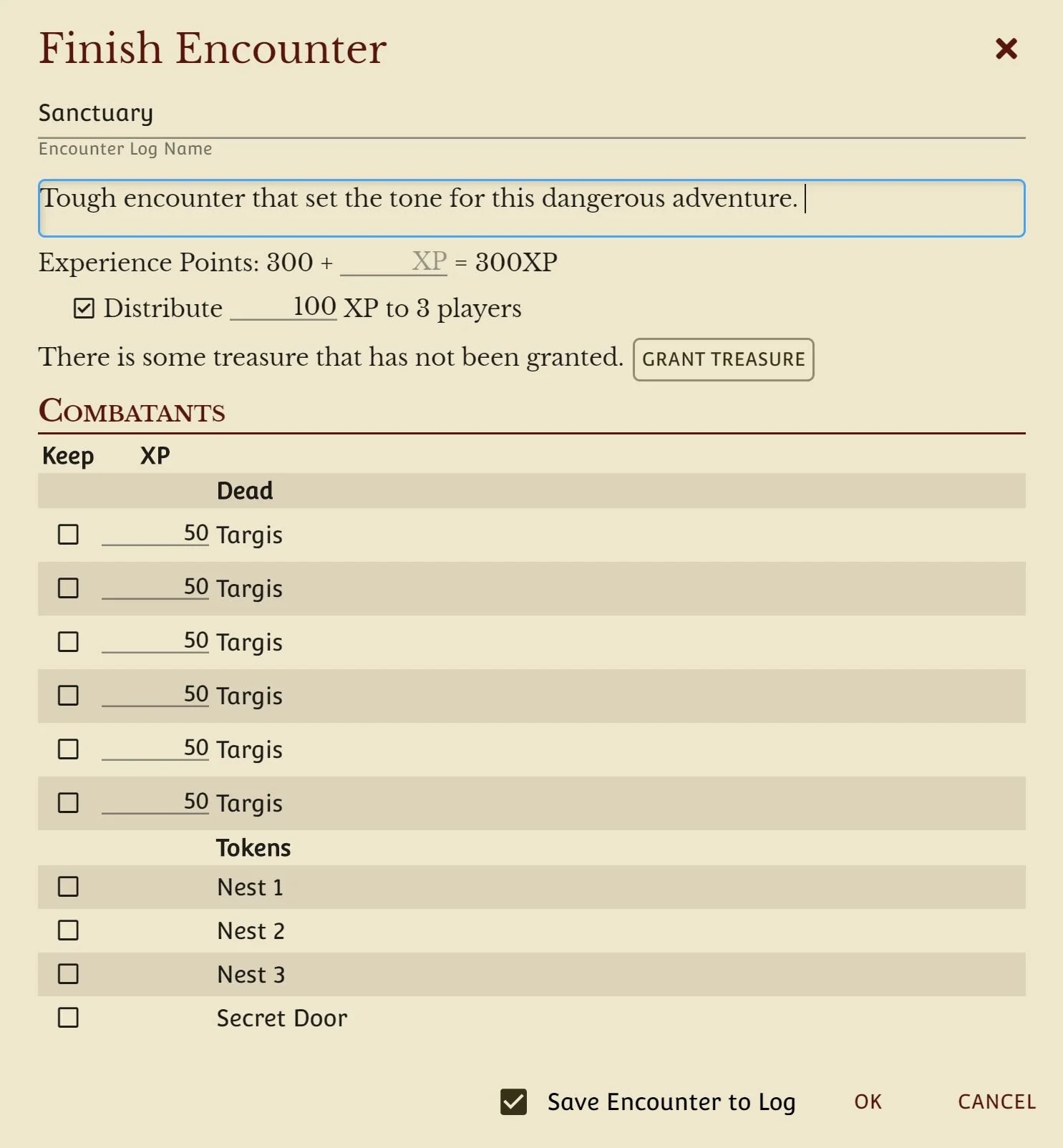 Encounters — Shard Tabletop