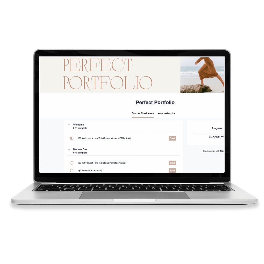 Perfect Portfolio Online Course — Olivia Bossert Education