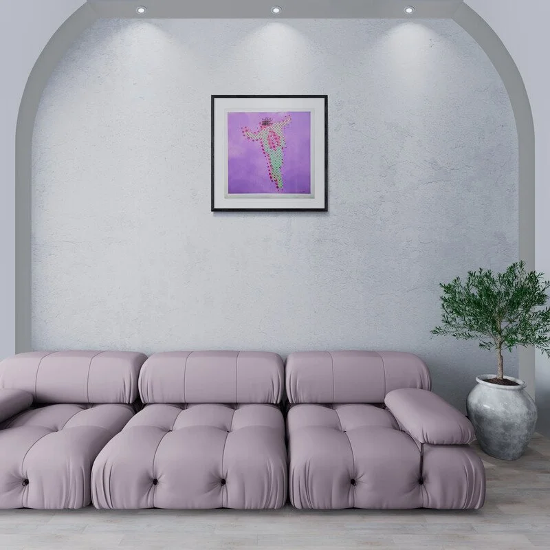 Chassidic Dance Circles on Light Purple — Moully Art