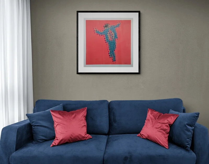 Chassidic Dance Circles on Pink — Moully Art