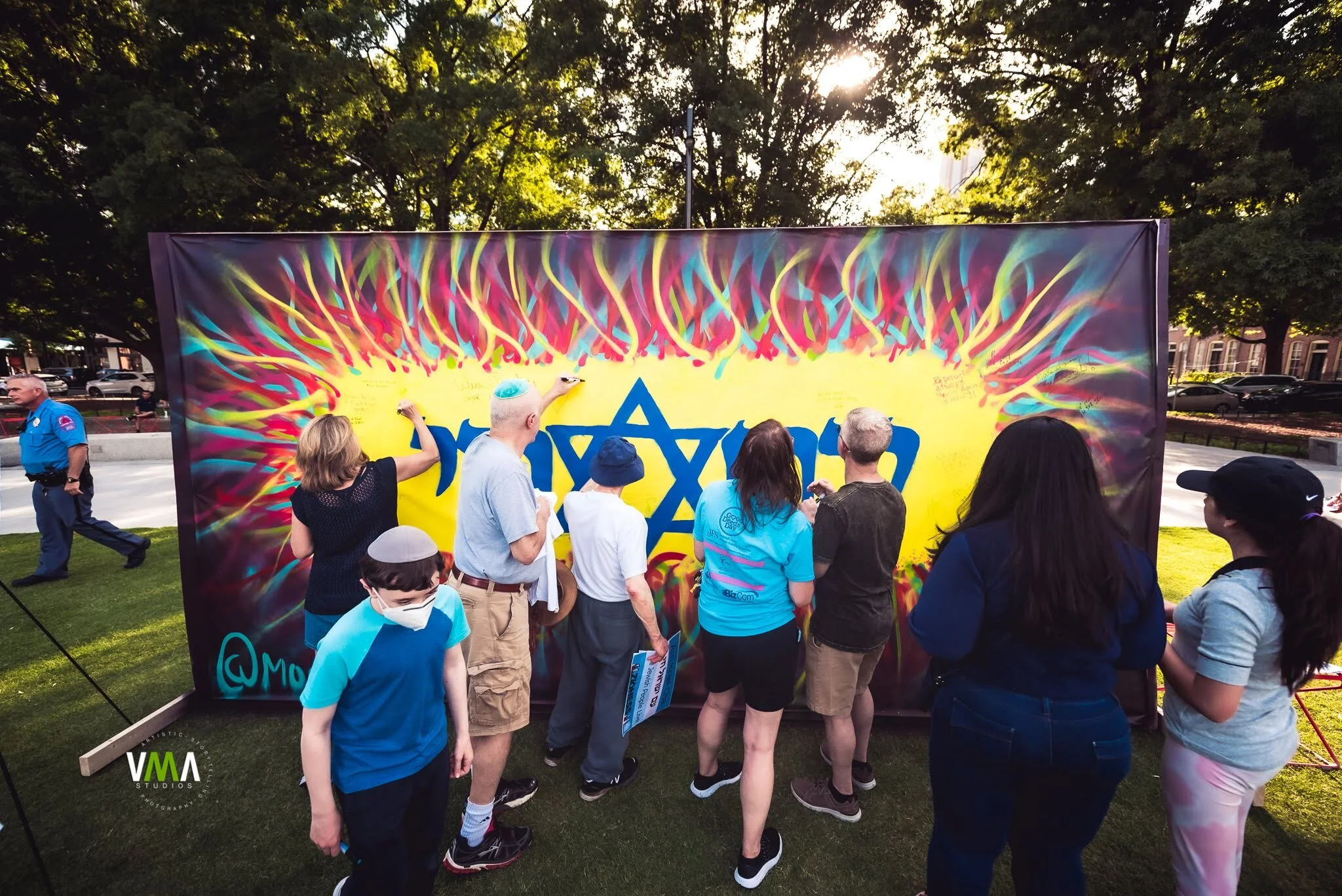 Am Yisrael Chai Murals — Moully Art