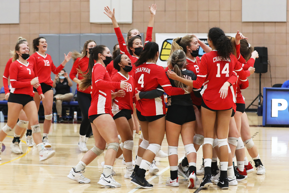 Chapman women's volleyball ends season with conference championship ...