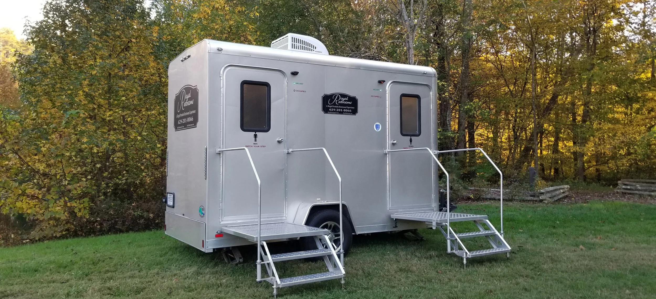 Two Stall Trailers — Royal Restrooms of Tennessee