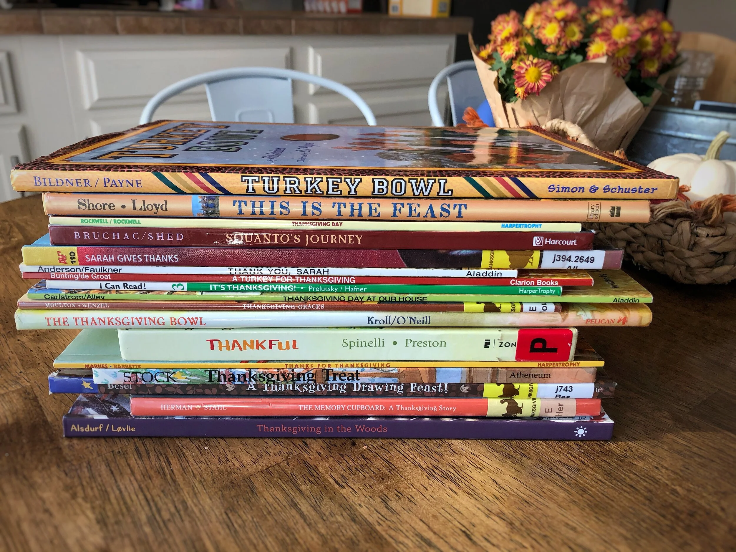 Thanksgiving Book Basket — Everyday Homeschooler