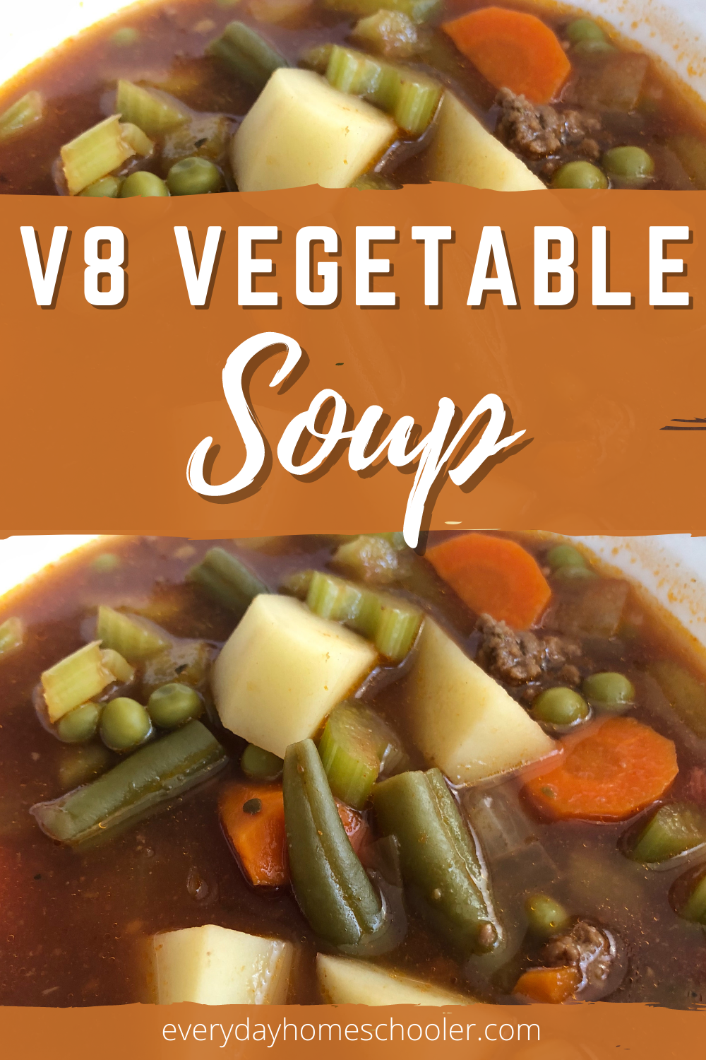 V8 Vegetable Soup Recipe — Everyday Homeschooler