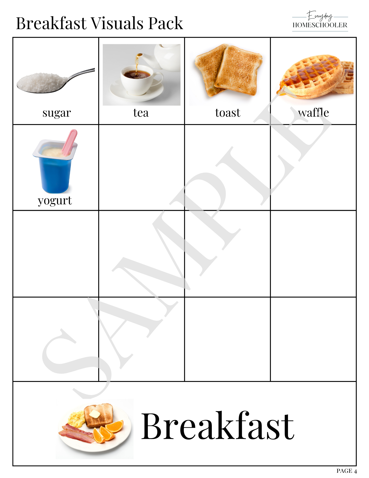 Food — SHOP — Everyday Homeschooler