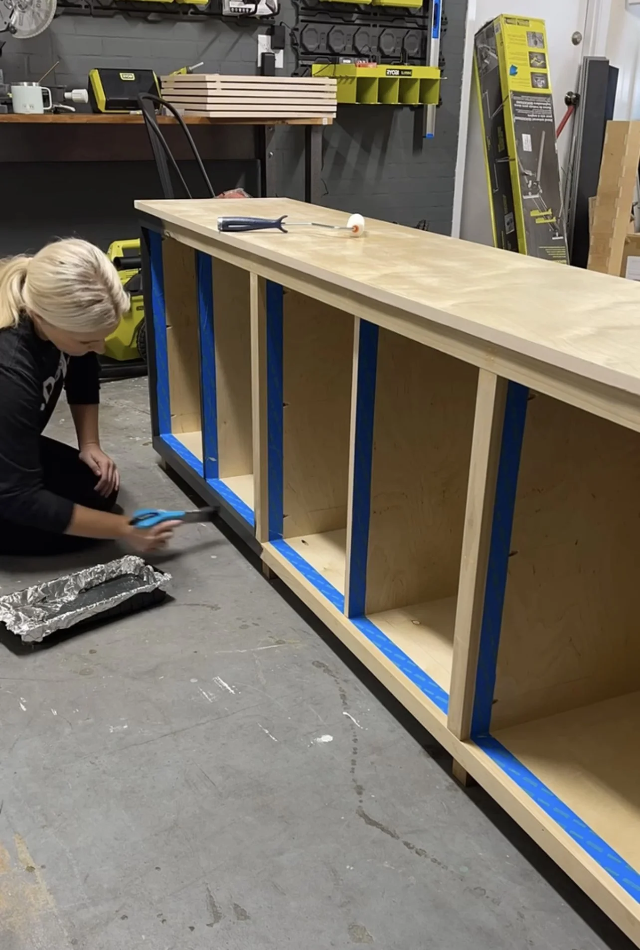 DIY T V Console Cabinet — Ashley French