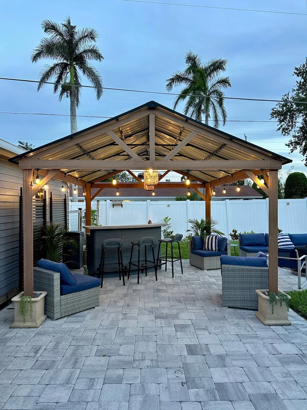 How to Anchor Down a Gazebo or Pergola 4 Ways — Ashley French