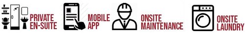 Linthorpe Hall 248 | Teesside University Student Accommodation
