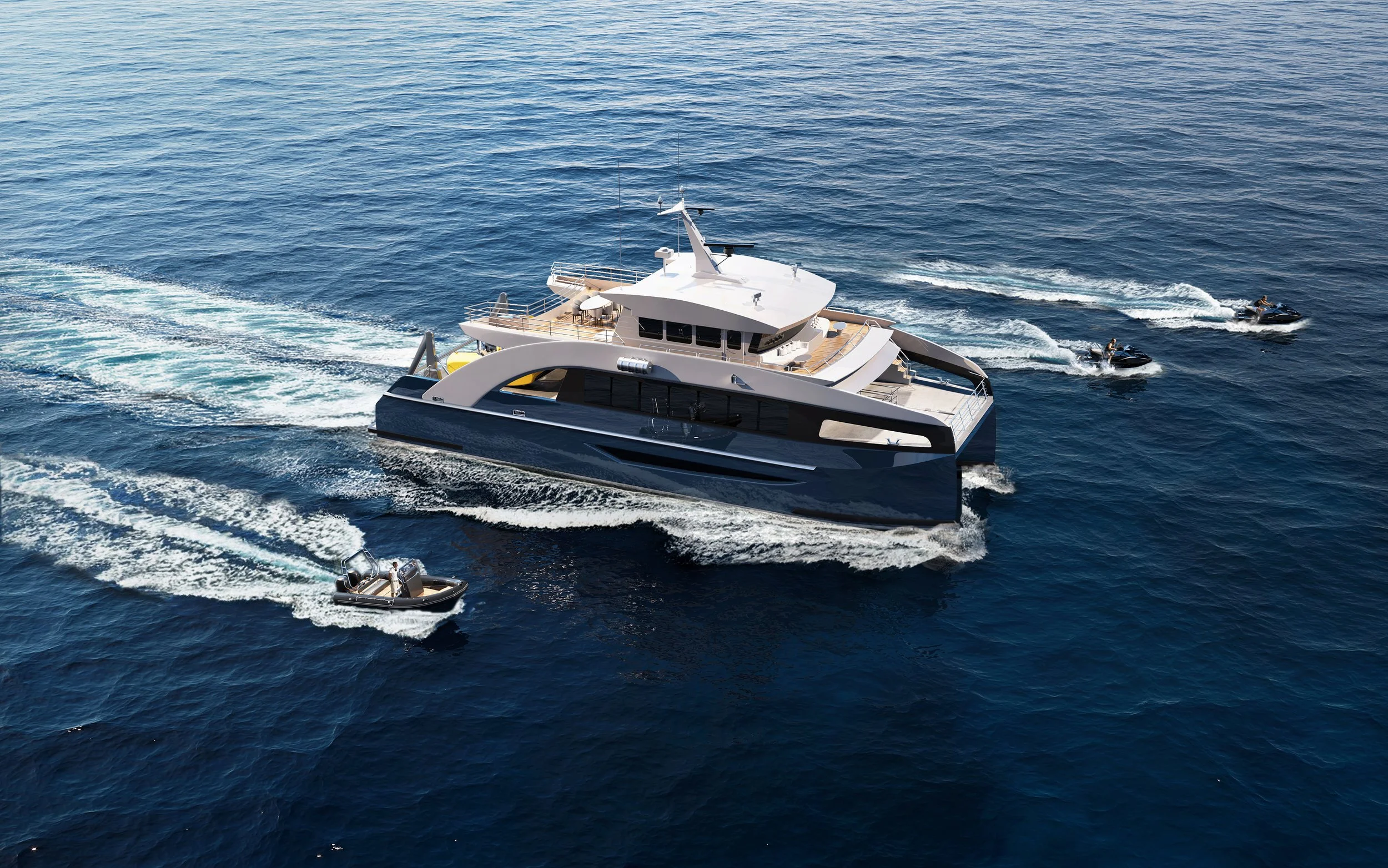 SHADOWCAT Reveals Submarine-Carrying Support Yacht, SHADOWLARK — SHADOWCAT