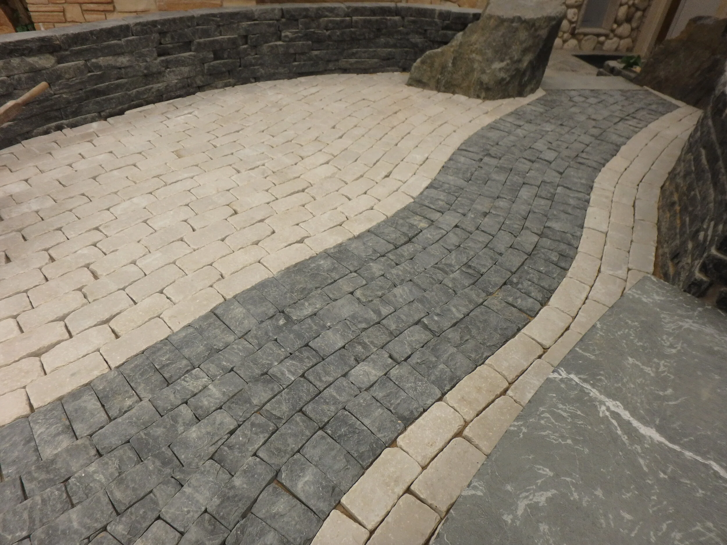 Cambrian Cream™ Sawn Tumbled Pavers — Krukowski Stone