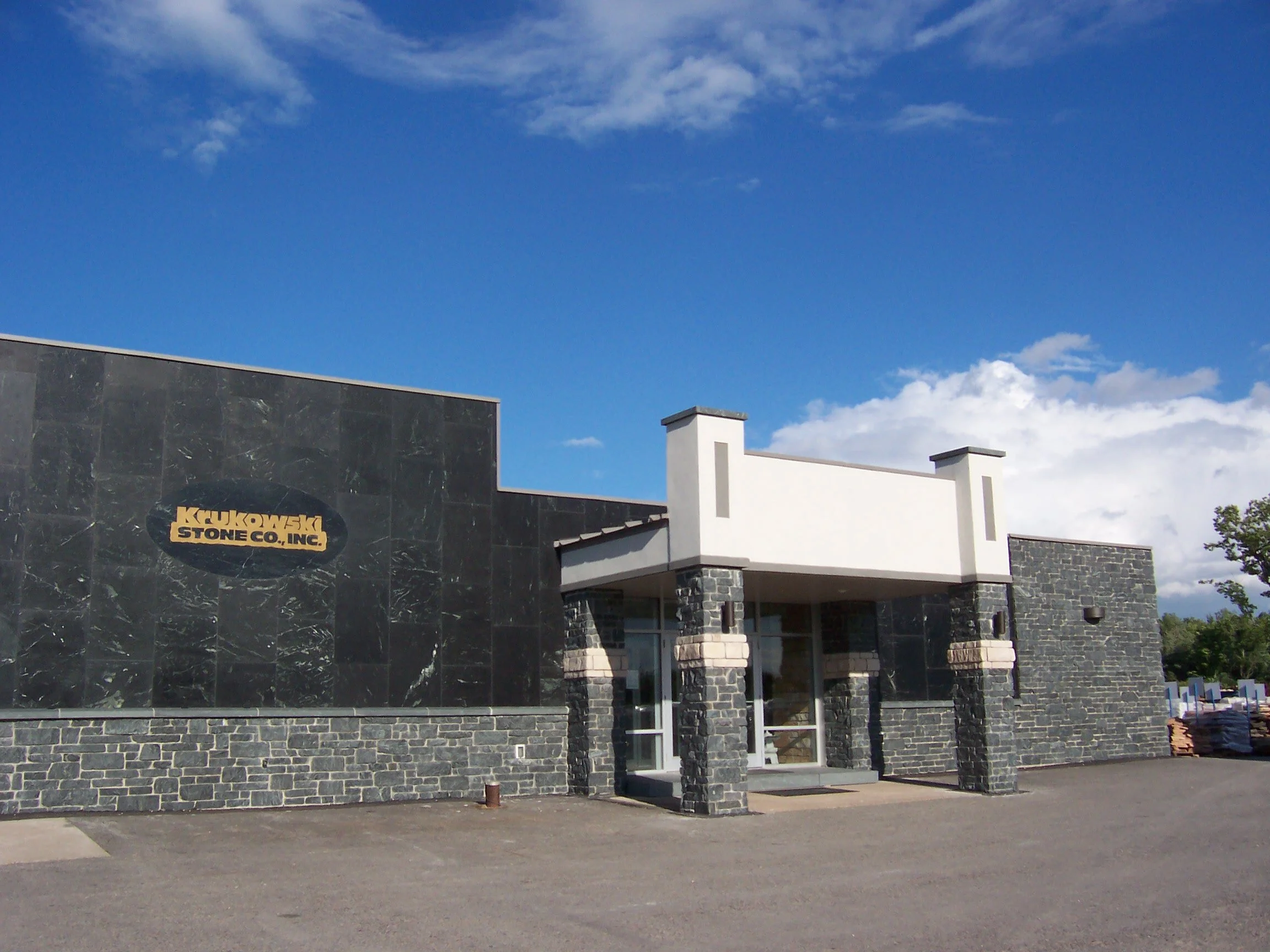 Aqua Grantique™ Brushed Cladding Panels — Krukowski Stone