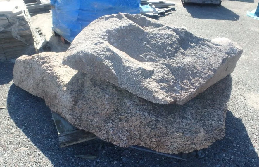 Wisconsin Granite Boulder Cut-offs — Krukowski Stone