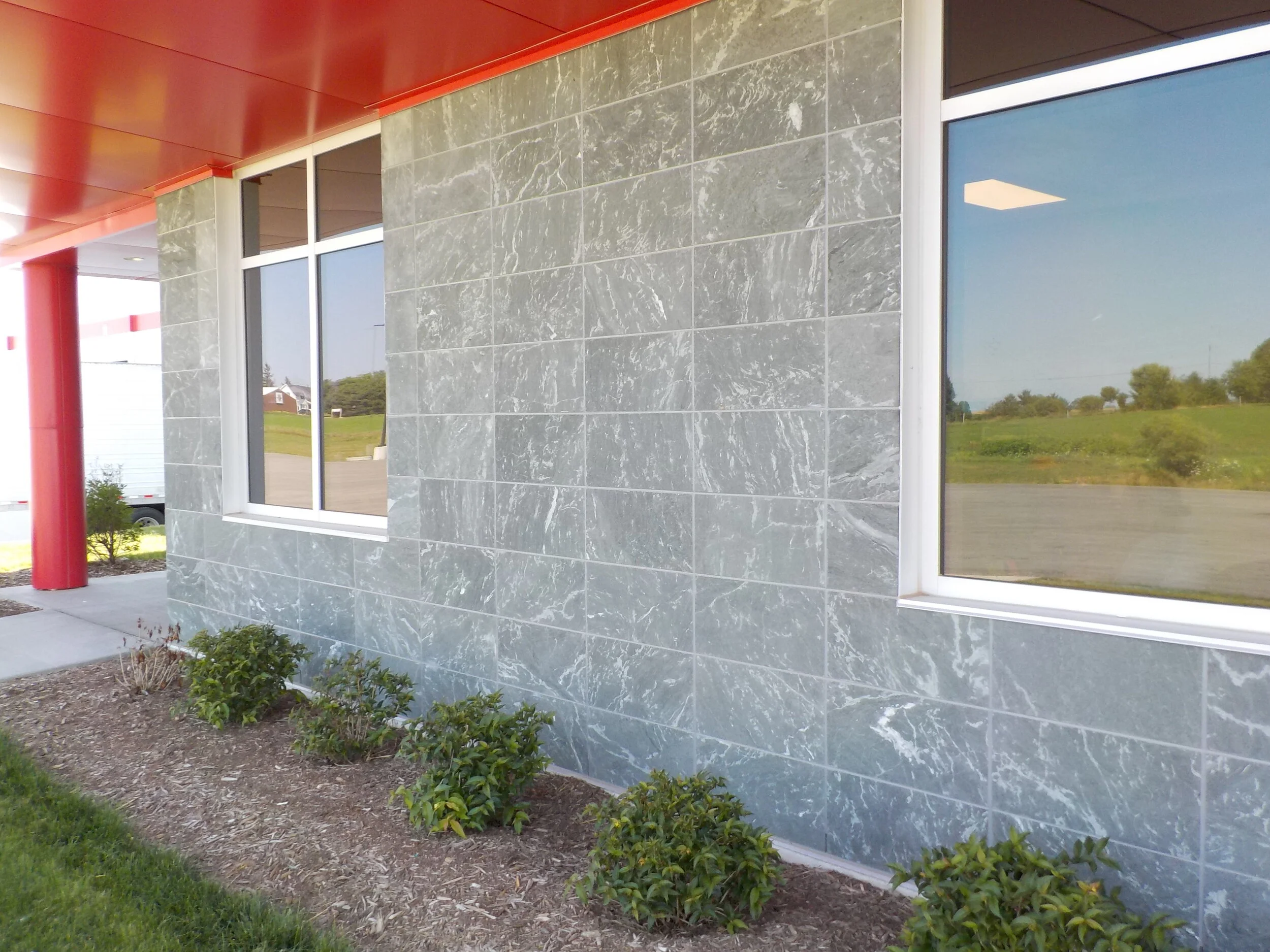 Aqua Grantique Shot-Blast Texture — Krukowski Stone