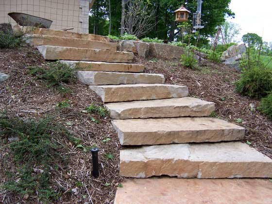 Highland Brown™ Split Steps — Krukowski Stone
