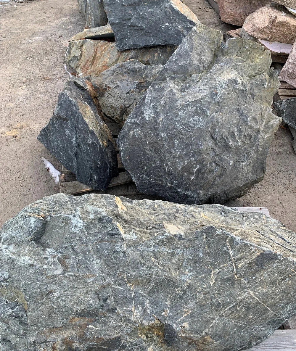 Aqua Grantique Boulder Cut Offs — Krukowski Stone