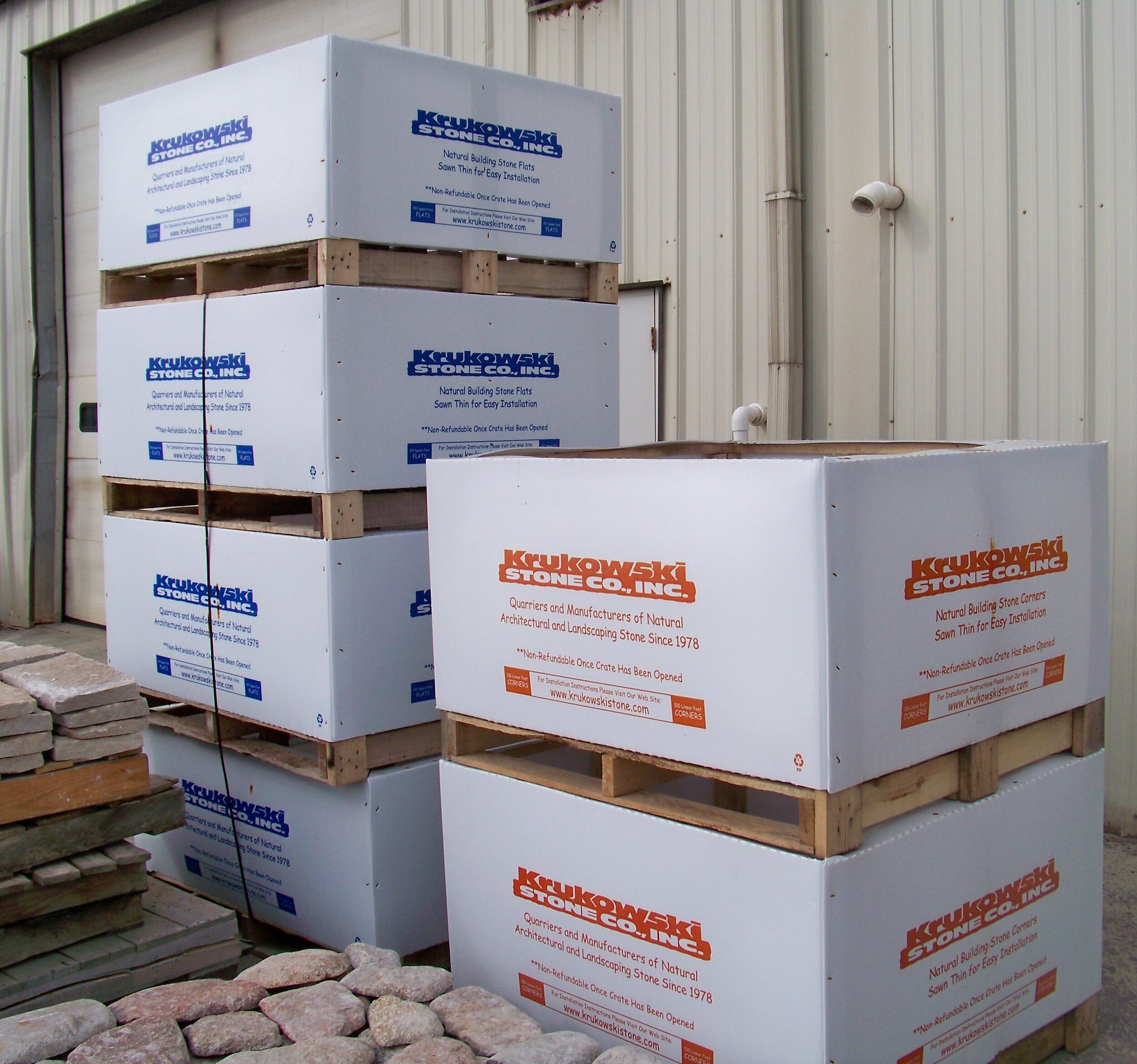 Thin Veneer Packaging — Krukowski Stone