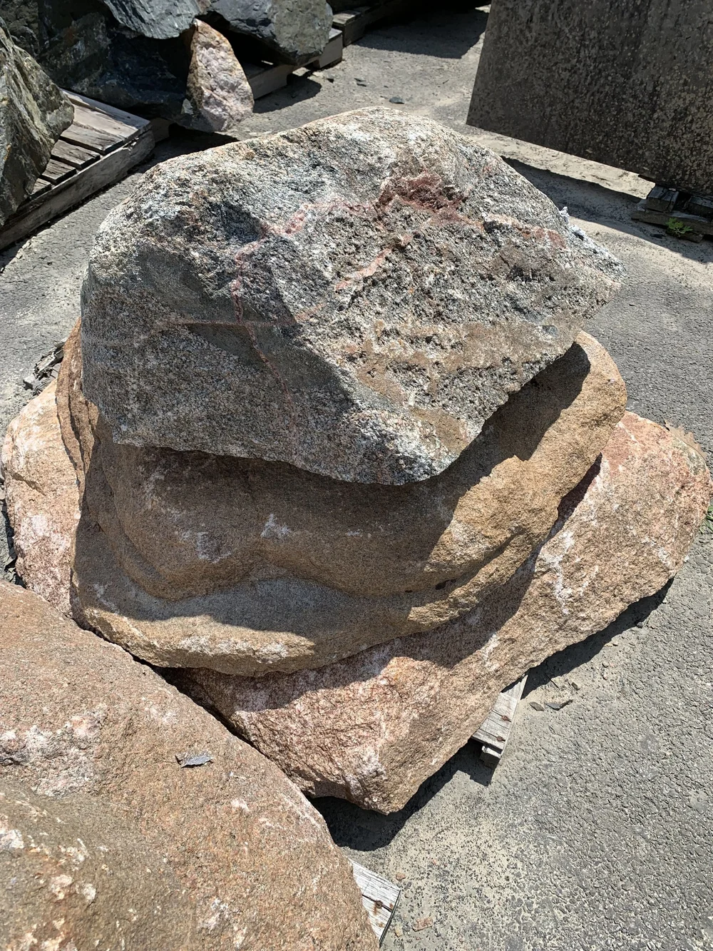 Wisconsin Granite Boulder Cut-offs — Krukowski Stone
