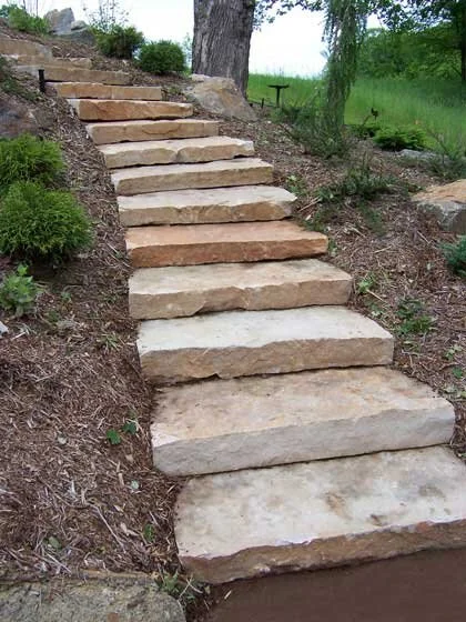 Highland Brown™ Split Steps — Krukowski Stone