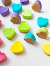 Conversation Hearts Mini Cheesecakes — Sasha Cakes Chicago