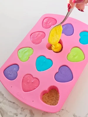 Conversation Hearts Mini Cheesecakes — Sasha Cakes Chicago