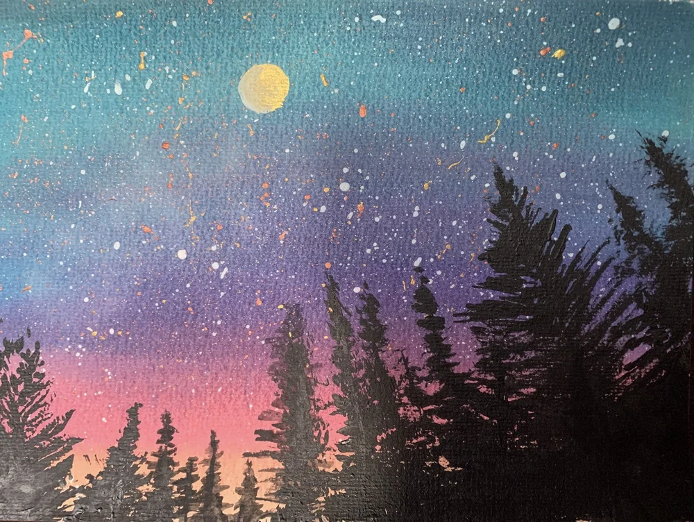 Forest Nights - Watercolor Painting — Mountain Parks Foundation
