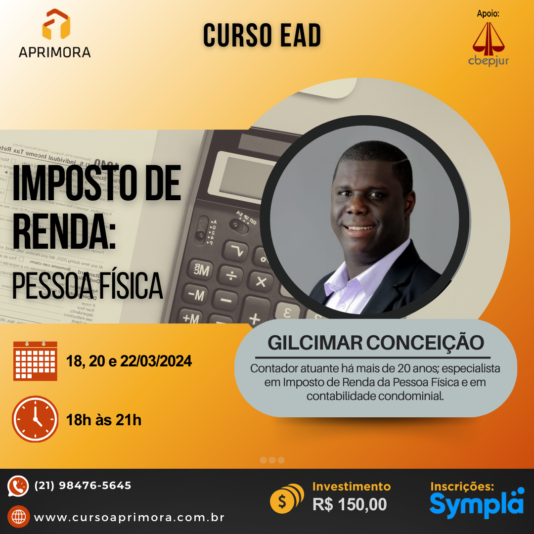 Imposto de Renda: Pessoa Fisica — Curso Aprimora Imposto de Renda: Pessoa Fisica — Curso Aprimora