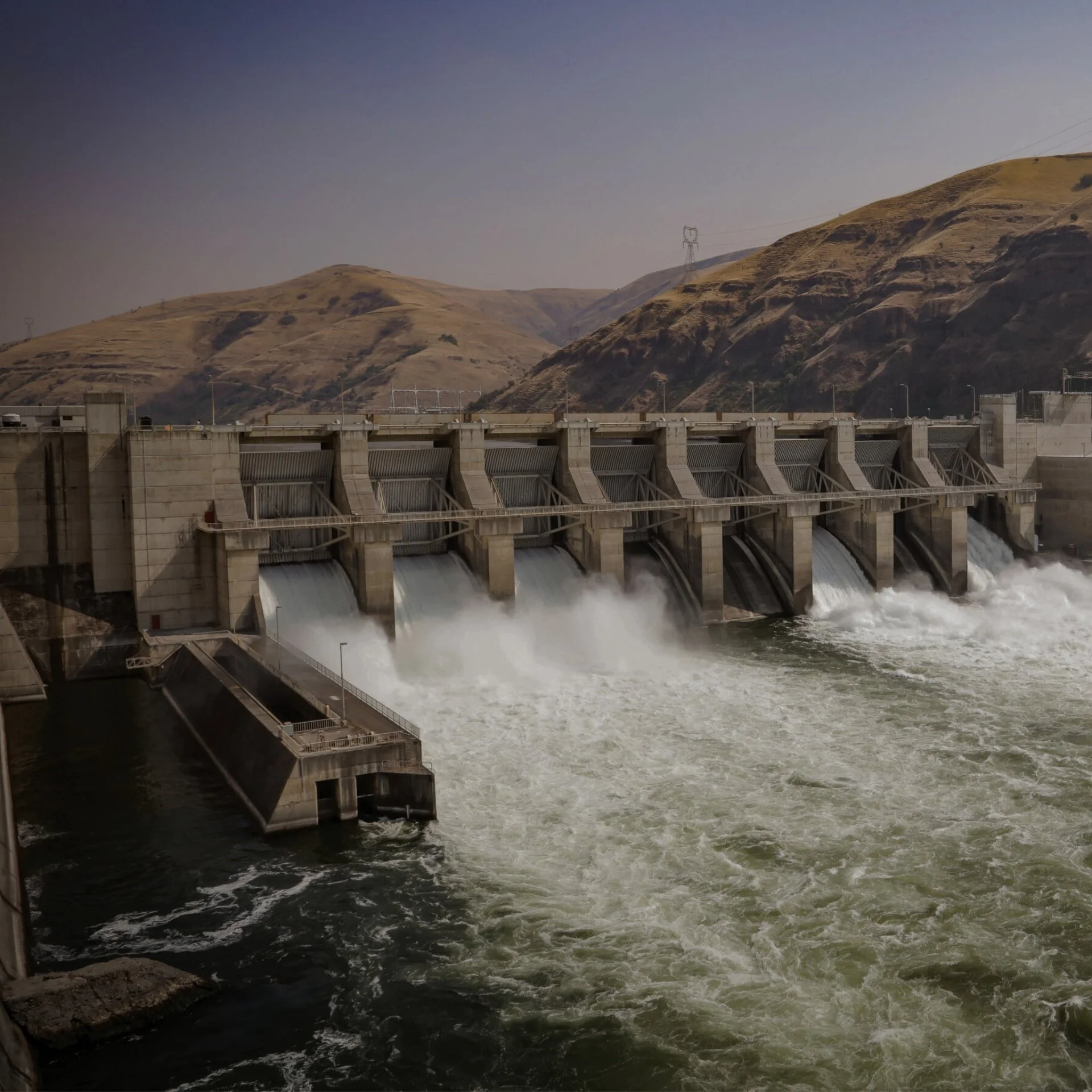Columbia Snake River Dam System