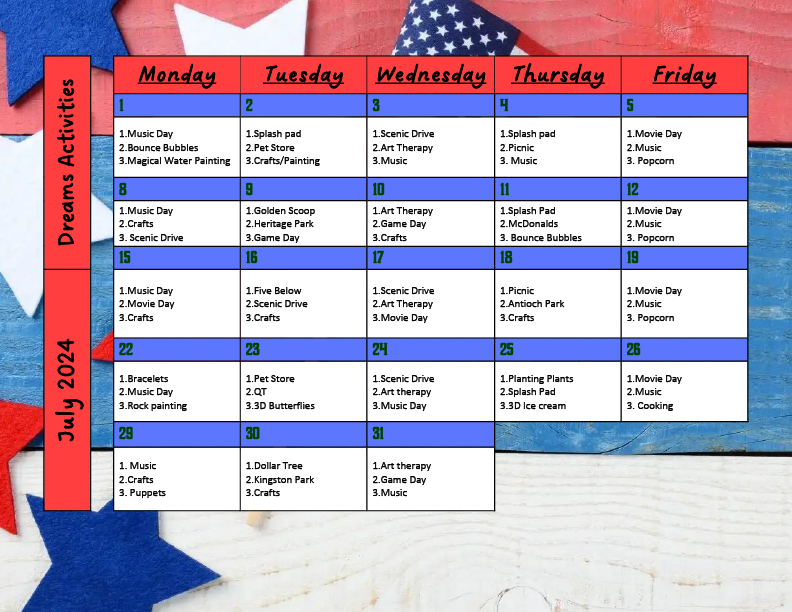 Day Service Program Activities — Life Centers of Kansas