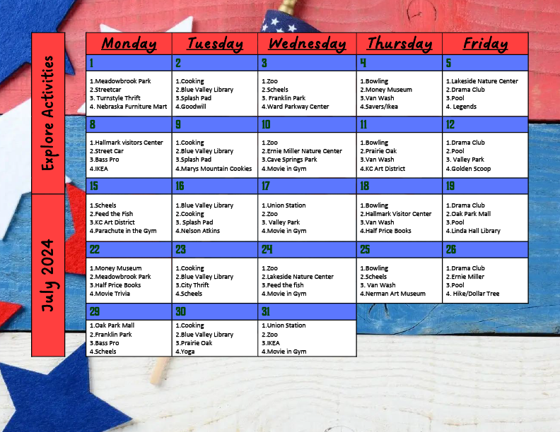Day Service Program Activities — Life Centers of Kansas