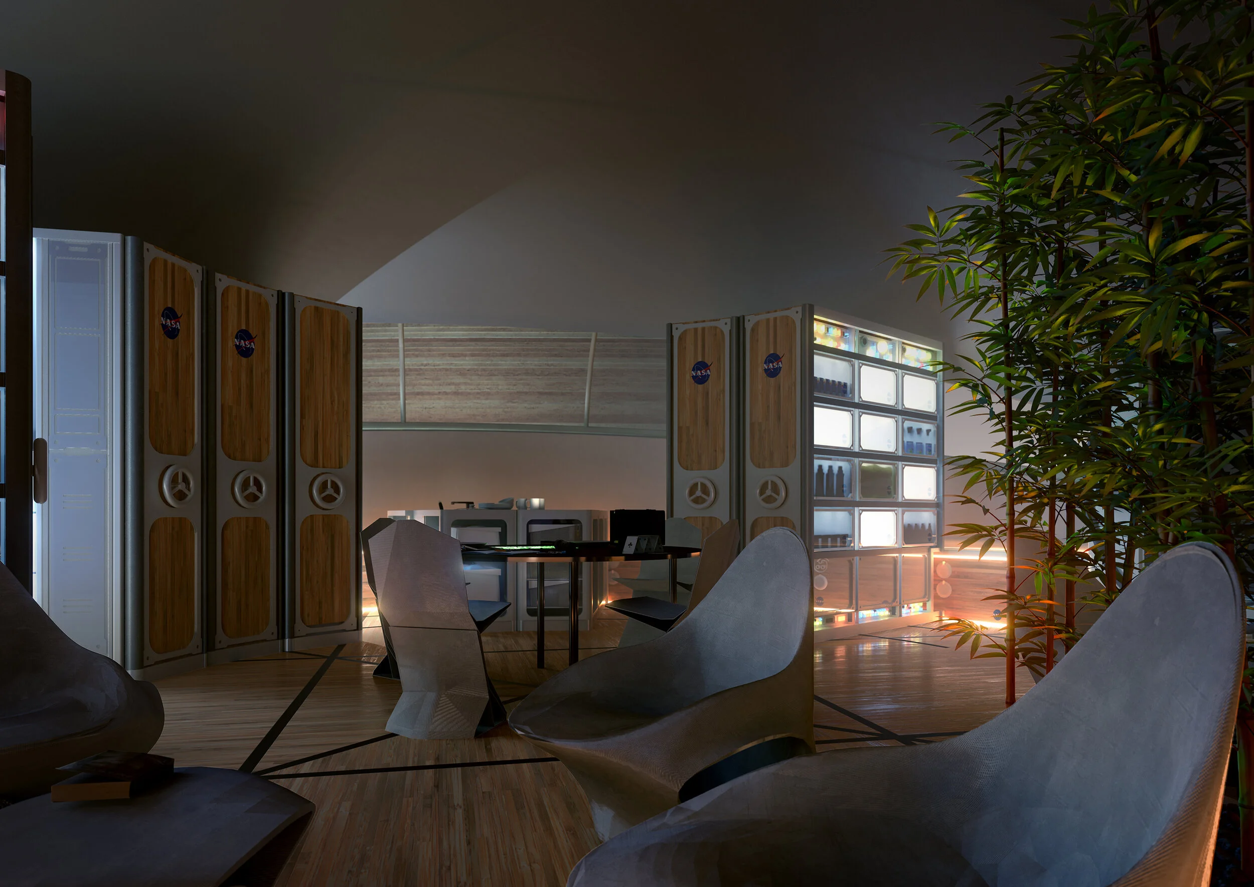 Nasa Futuristic Interior Design