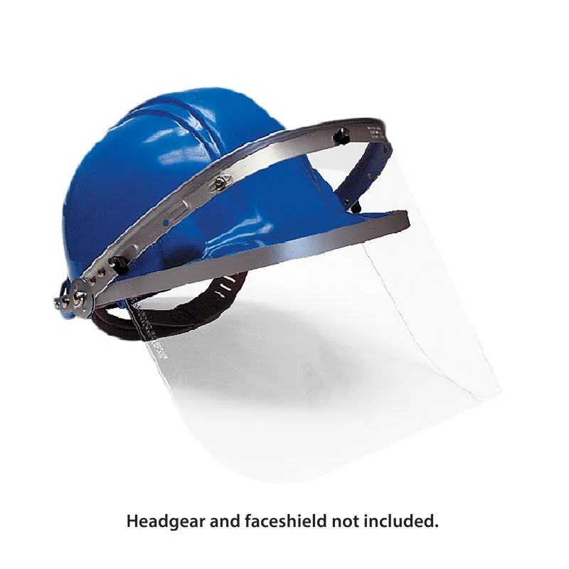 Disposable Faceshield with Head Gear — Hightower Safety Supplies