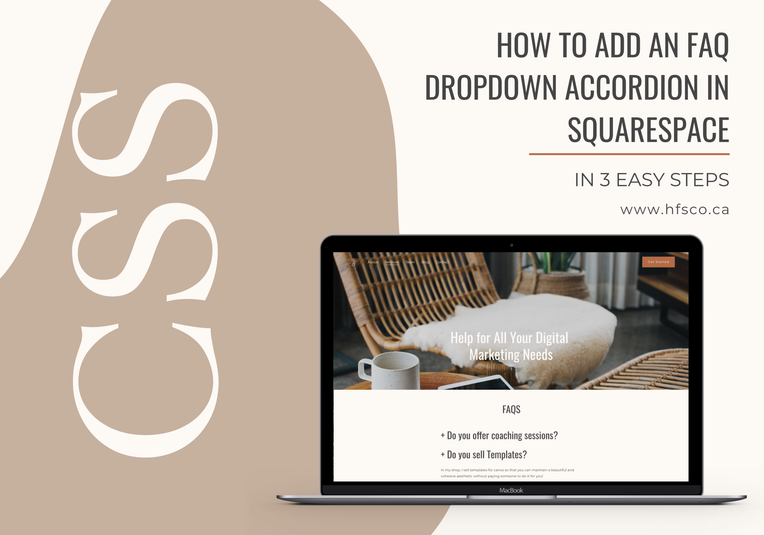How to Add and FAQ Dropdown in Squarespace — HFS Co.