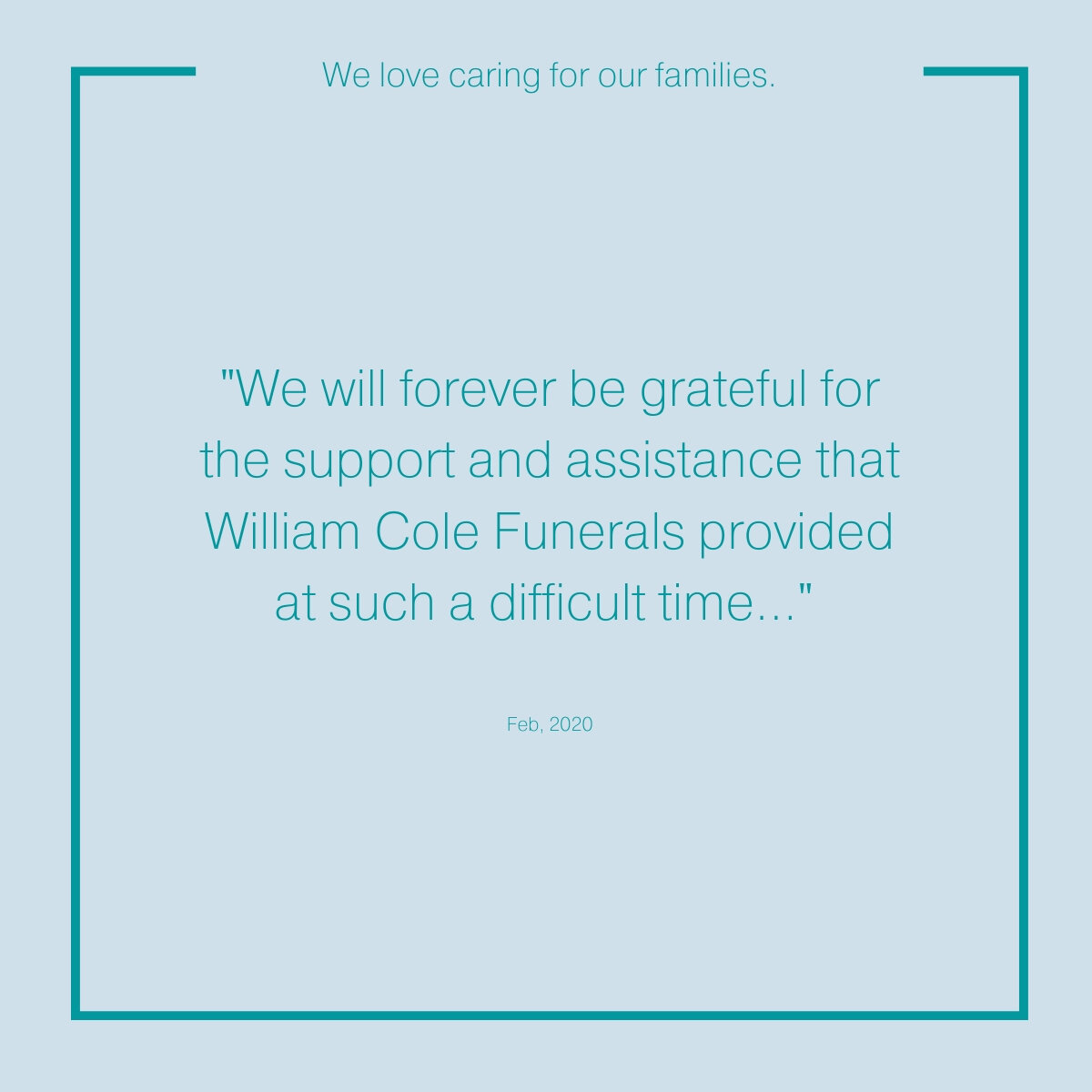 Gallery 3 — William Cole Funerals | Excellence in Funeral Service