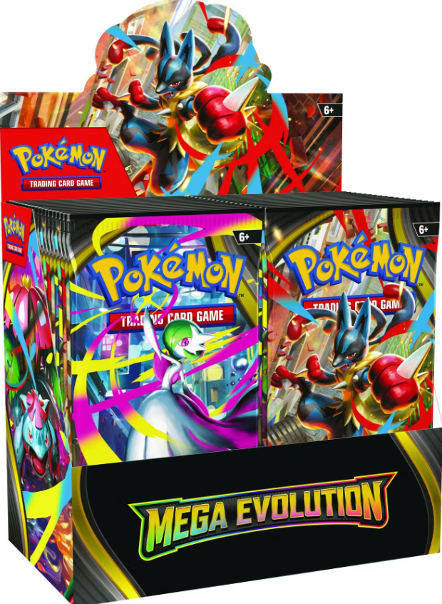 #881W Random-Element 1-Box Pokemon Mega Evolutions V1 36 Pack Booster ...