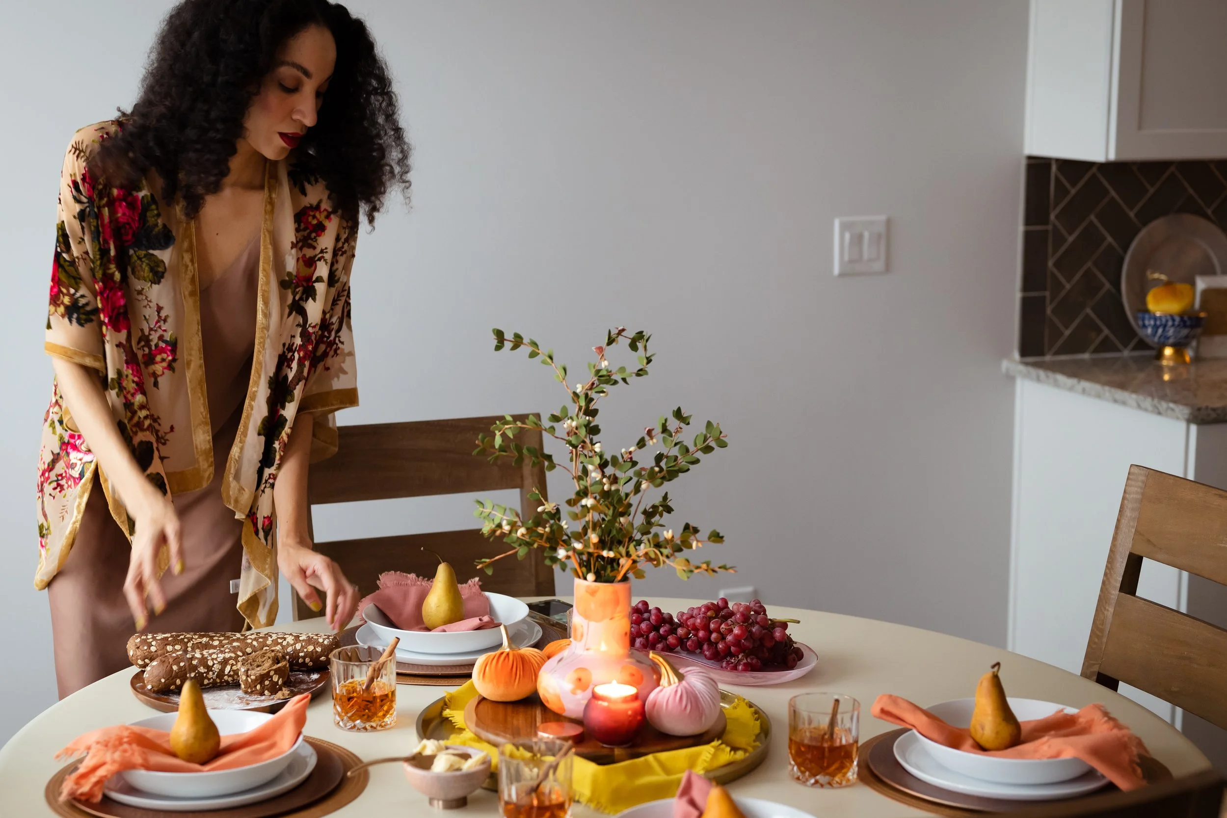 A Fall Tablescape — ...with Saj