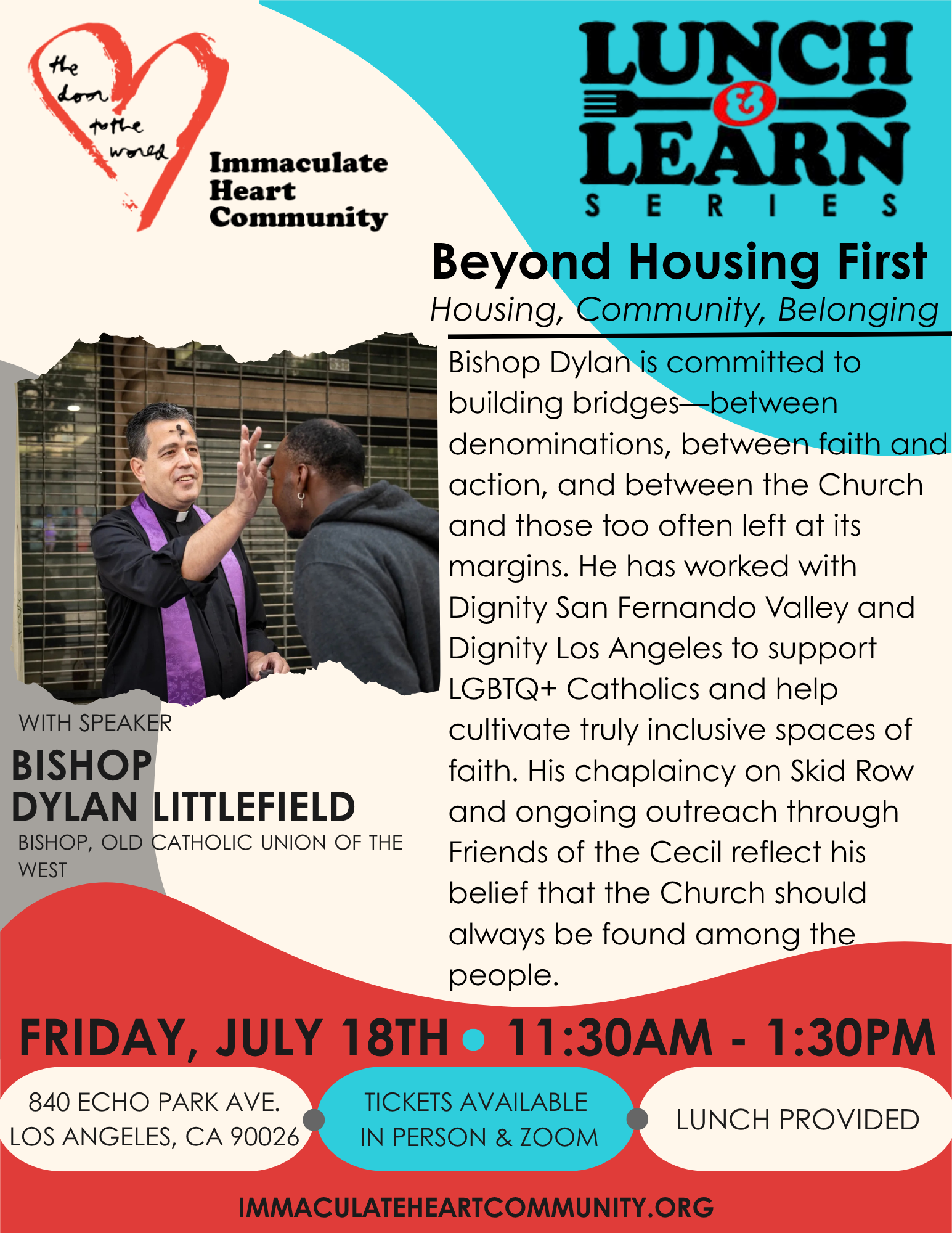 Upcoming Events — Immaculate Heart Community