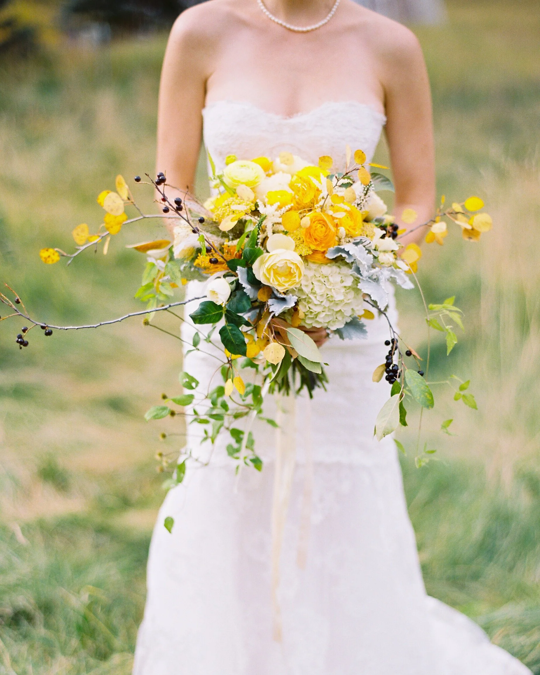Yellow Summer Wedding Flowers