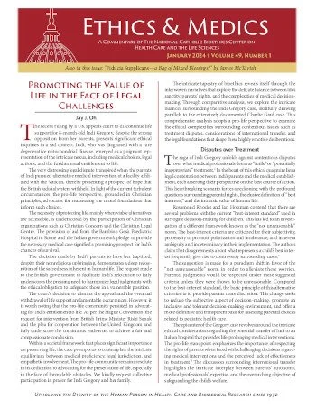 Ethics & Medics — The National Catholic Bioethics Center