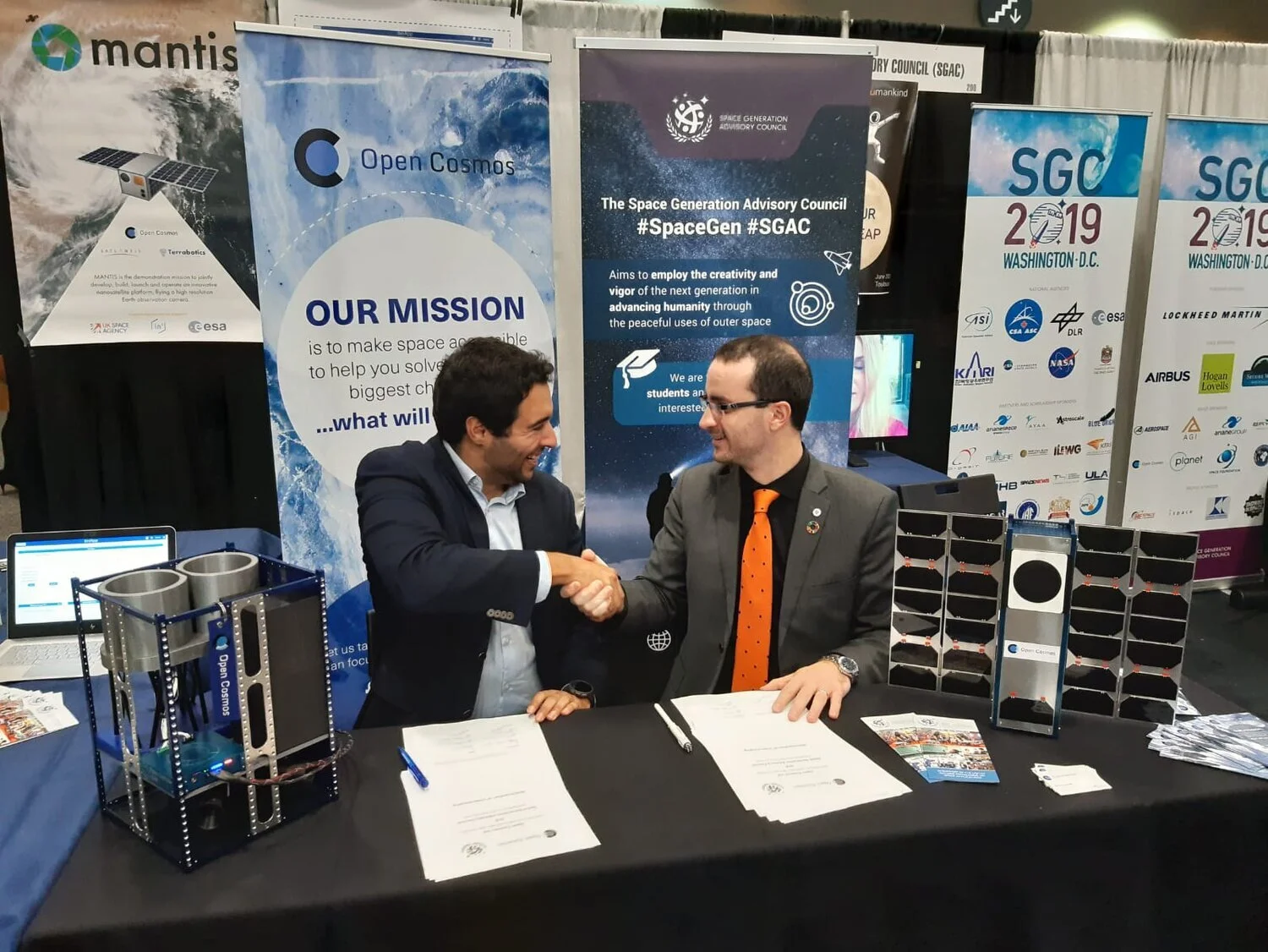 Open Cosmos and SGAC sign MoU for collaboration — Open Cosmos